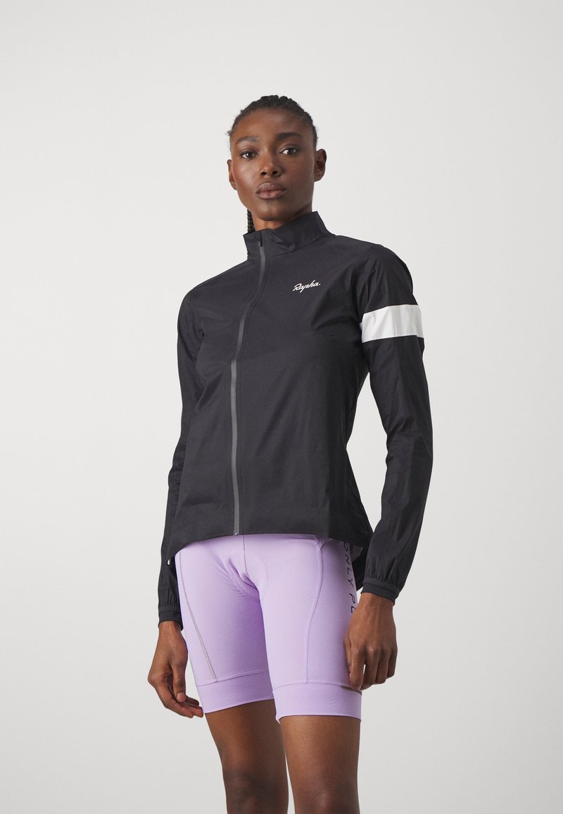 Rapha WOMENS CORE RAIN JACKET II - Cyklistická bunda - black/černá ...