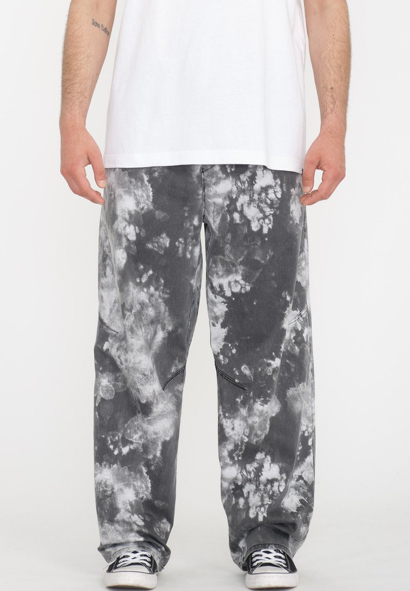 Volcom ASPHALT BEACH EW - Nattøj bukser - black white/offwhite - Zalando.dk