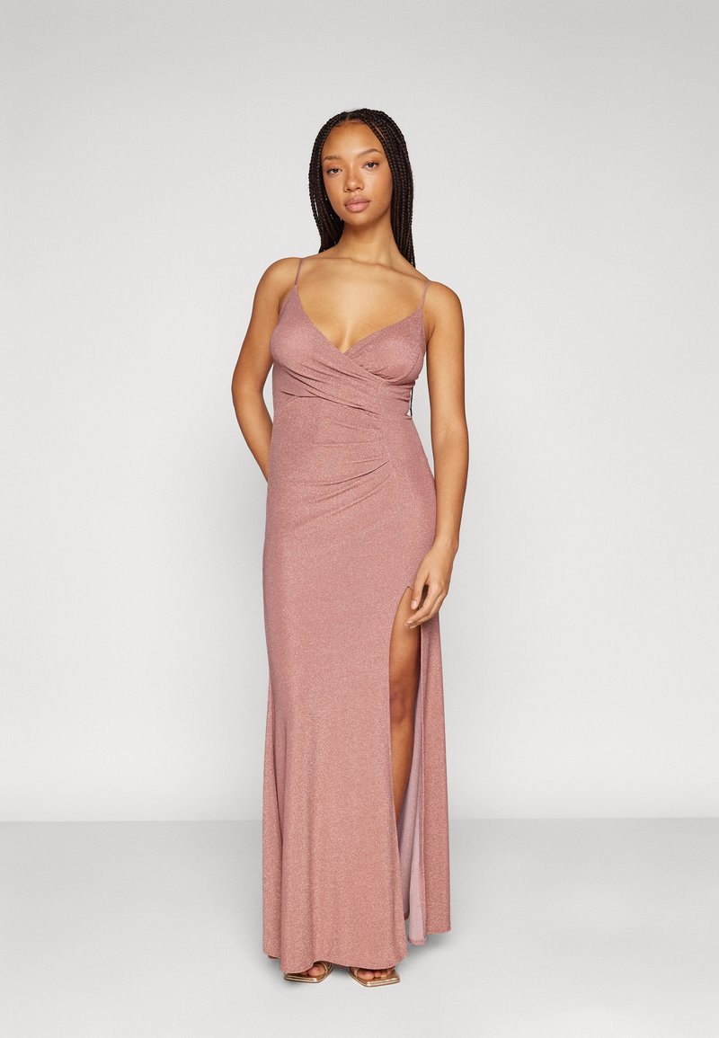 WAL G. WRAP GLITTER MAXI - Occasion wear - mauve/pink/pink - Zalando.ie