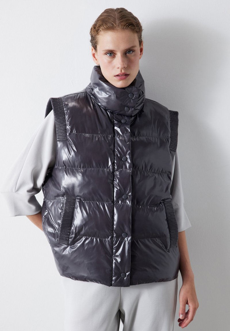 Ipekyol RELAXED FIT INFLATABLE - Veste sans manches - anthracite ...