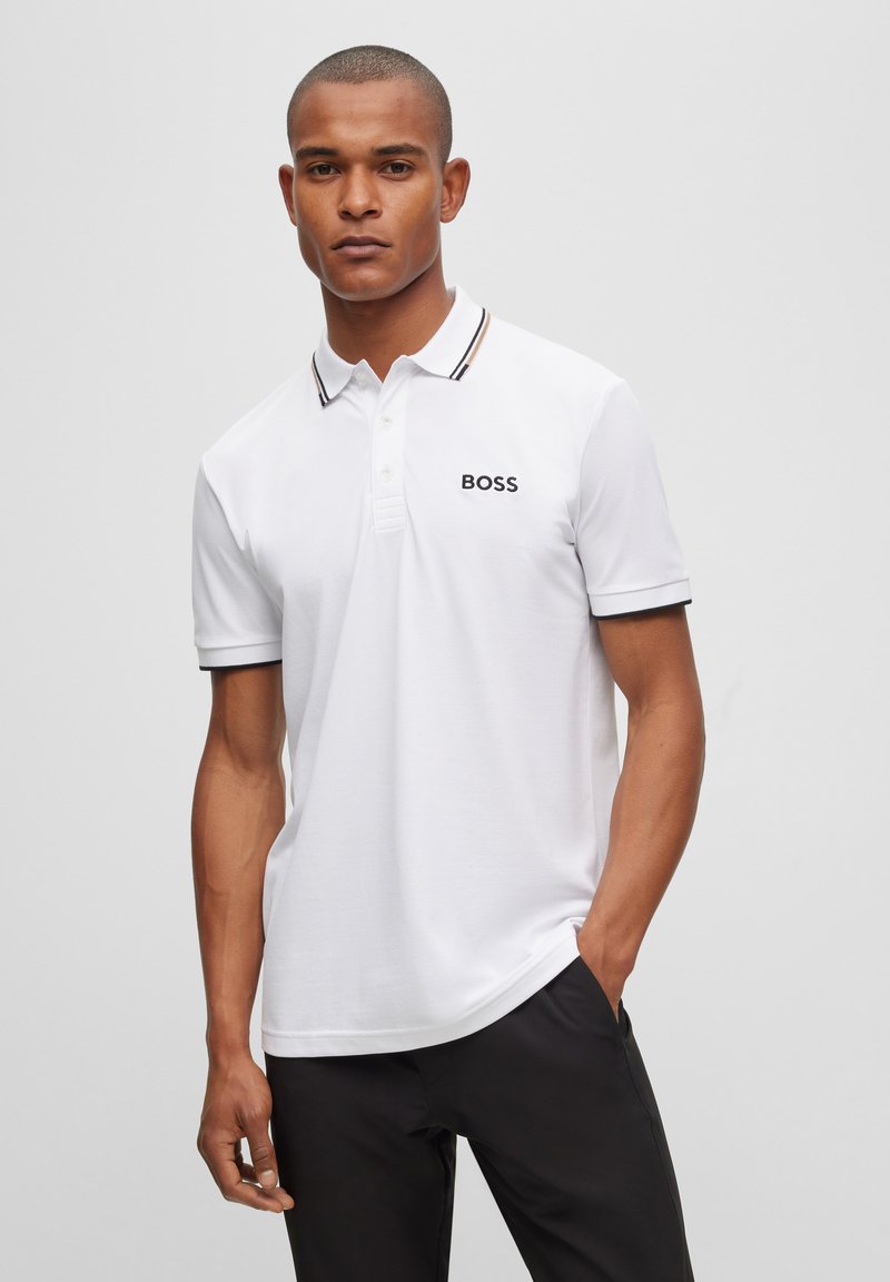 BOSS PADDY PRO - Polo shirt - natural six/white - Zalando.co.uk