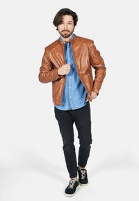 Freaky Nation DYLAN - Lederjacke - burned orange/cognac - Zalando.de