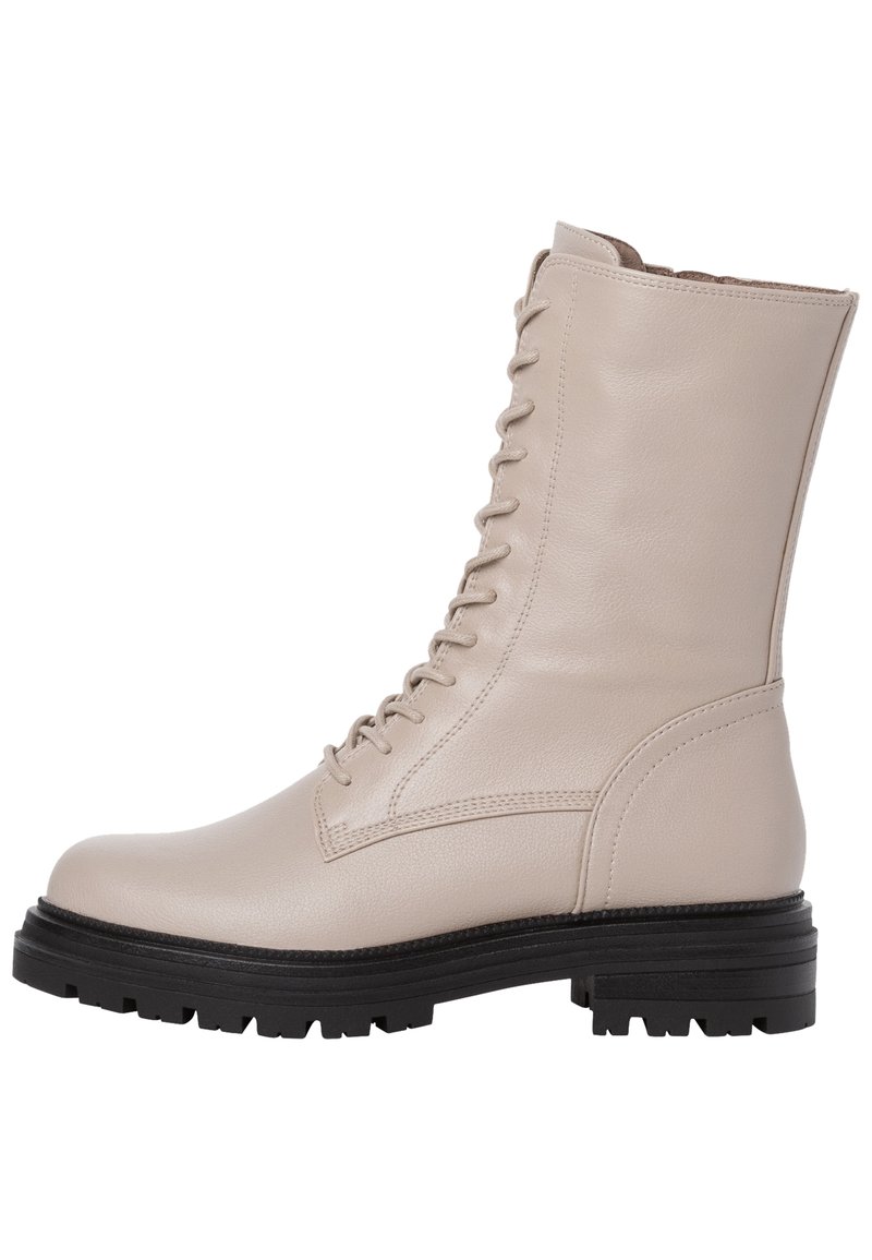 Marco Tozzi Platform ankle boots - ivory/beige - Zalando.de