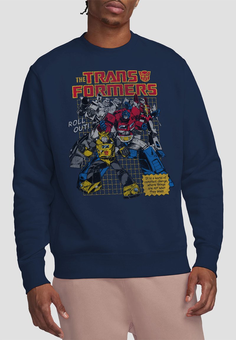 Hasbro TRANSFORMERS WORLD ROLL OUT - Sweatshirt - dark blue - Zalando