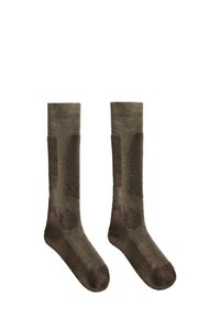 OYSHO WOOLMARK® WOOL BLEND LONG SKI - Sportsocken - brown/braun - Zalando