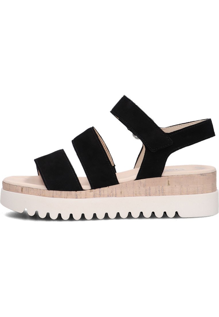 Gabor Platform sandals - zwart/black - Zalando