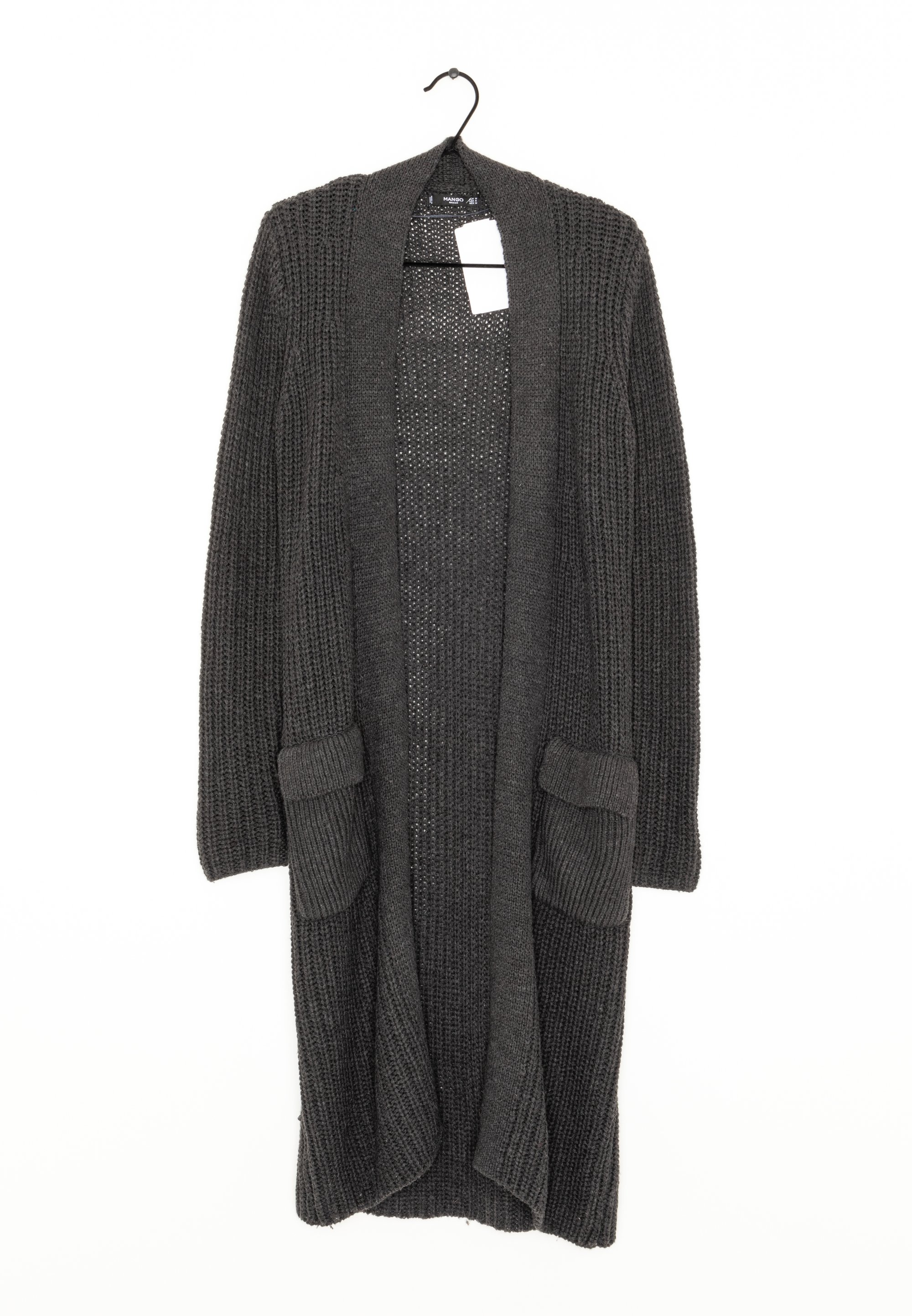 Grey Mango Long Cardigan Mango Cardigan grey (Pre-owned)