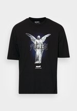 Zign Nyomott mintás póló - black/fekete - Zalando.hu