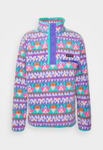 Columbia HELVETIA™ HALF SNAP - Fleece trui - purple lotus camp blanket ...