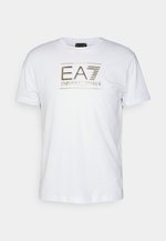 EA7 Emporio Armani T-shirts med print - bianco/hvit - Zalando.no