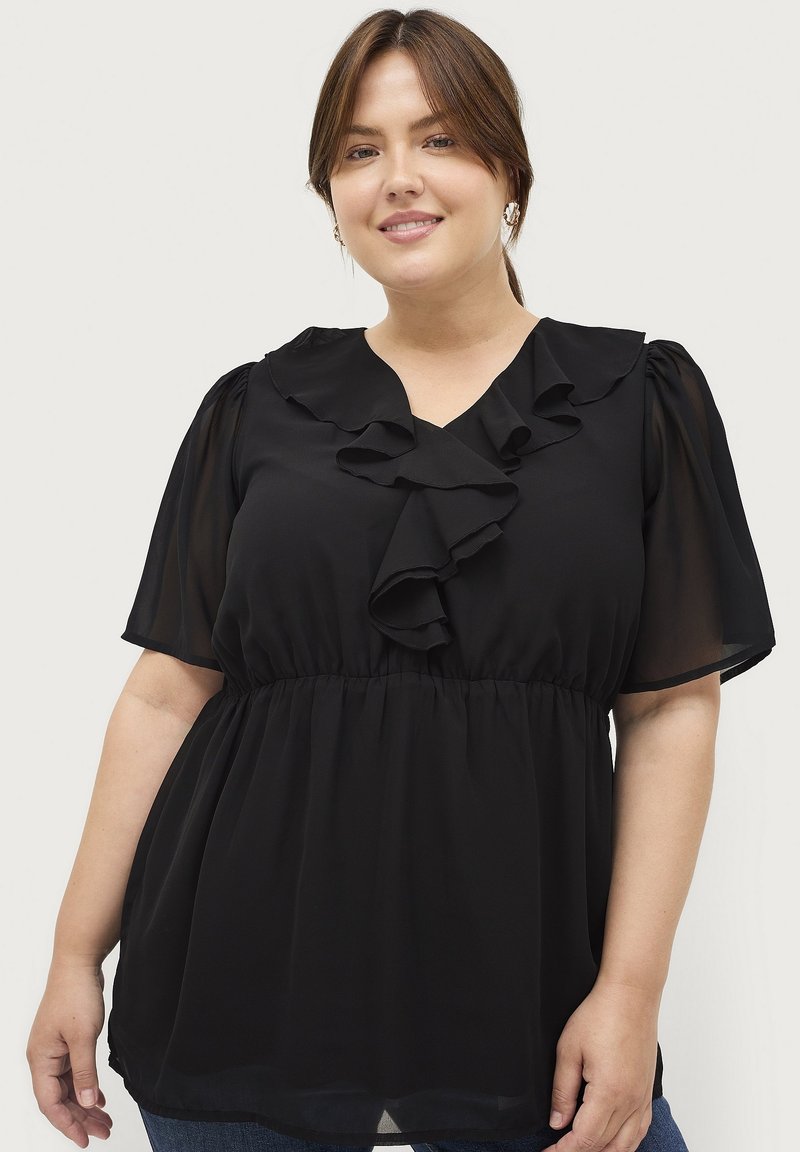 Ellos Plus collection Bluse - schwarz - Zalando.at