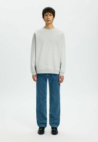 Selected Sweatshirt - light grey melange/light grey - Zalando.co.uk