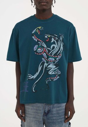 Ed Hardy NEW YORK CITY - Camiseta estampada - washed grey/gris - Zalando.es