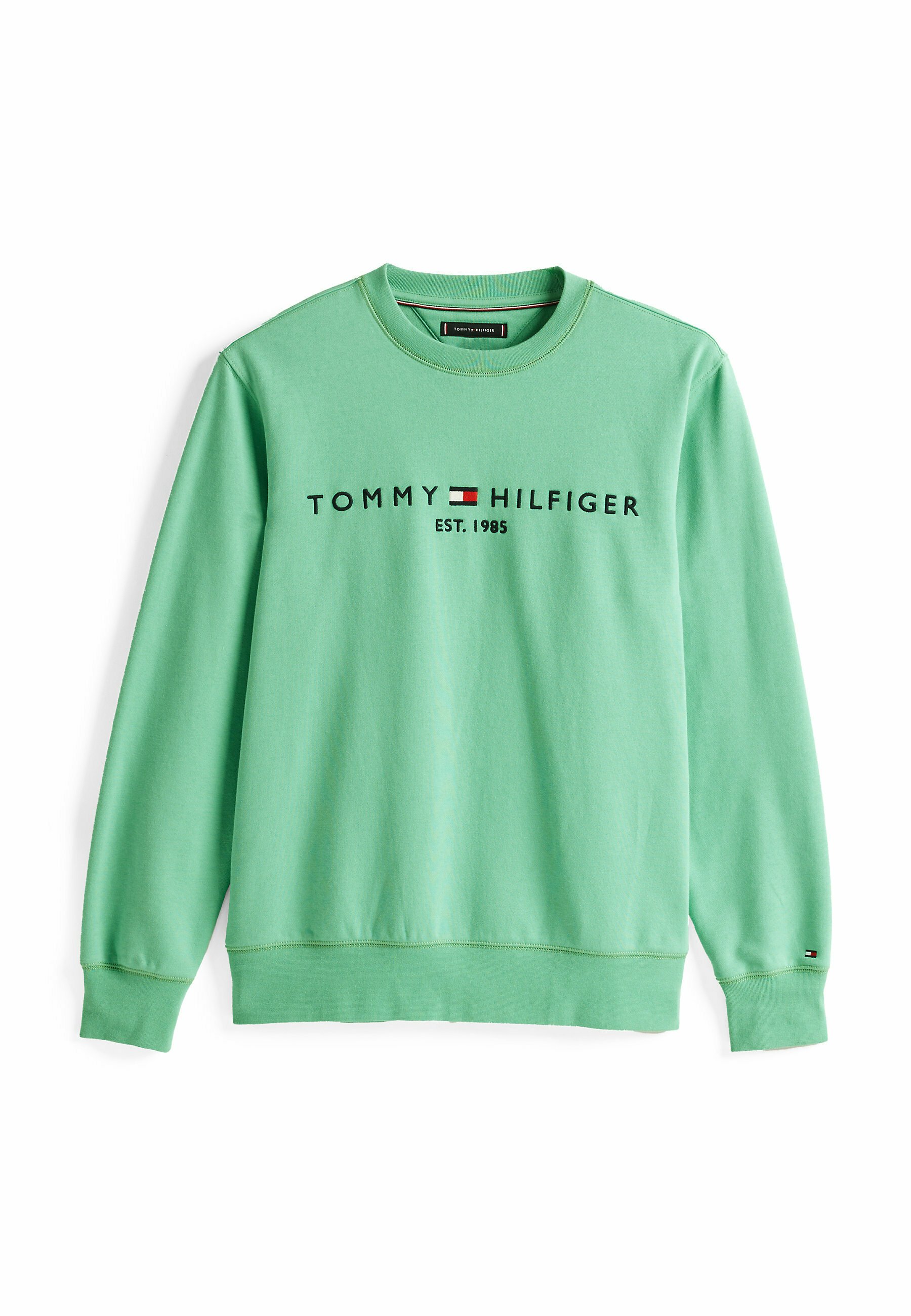 Green tommy hilfiger sweatshirt store