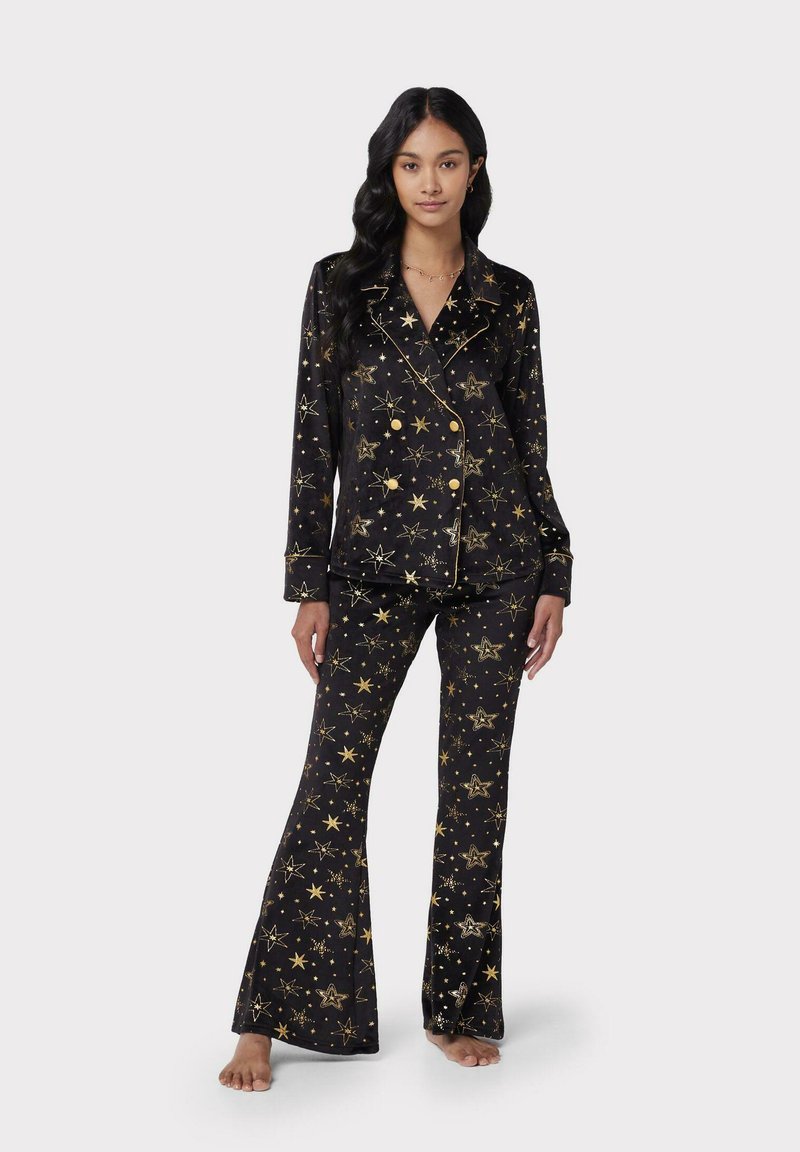 Chelsea Peers STAR PRINT SET - Pyjamas - black/svart - Zalando.se