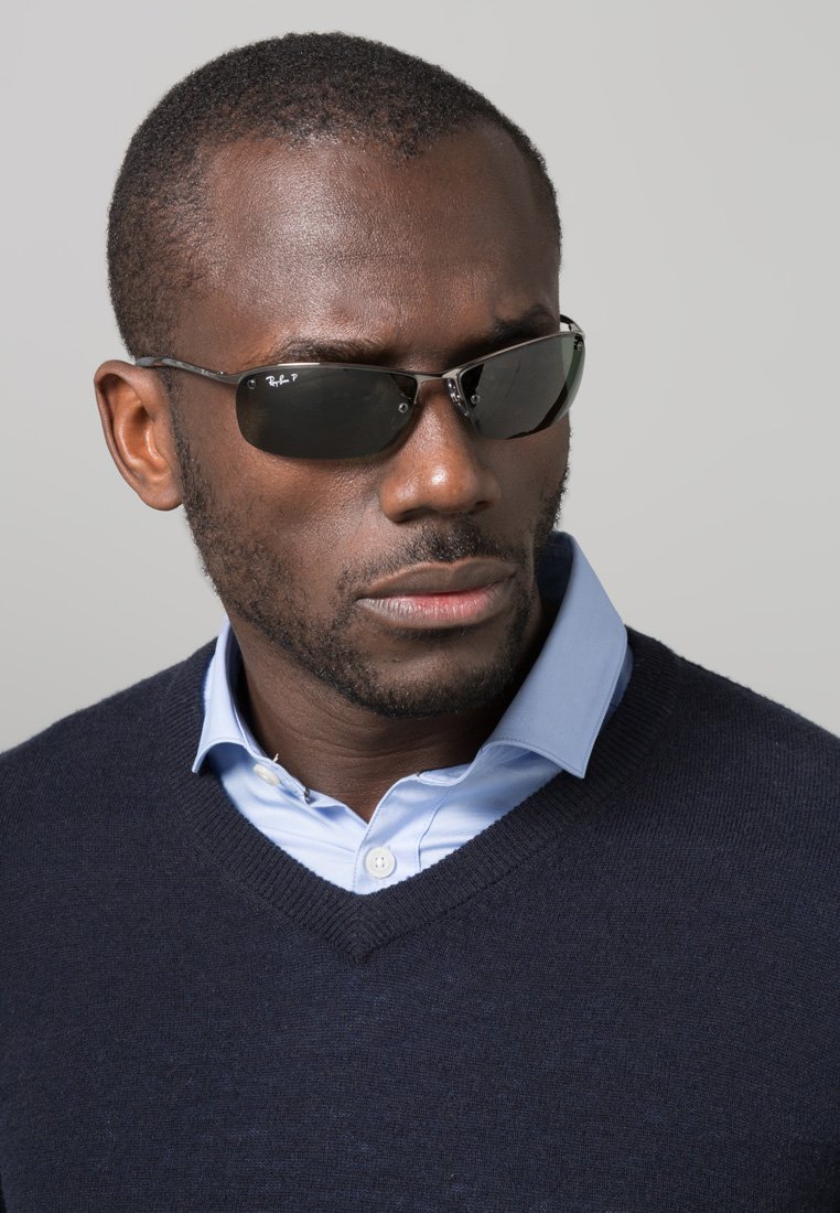 Ray-Ban TOP BAR - Sunglasses - black - Zalando.co.uk