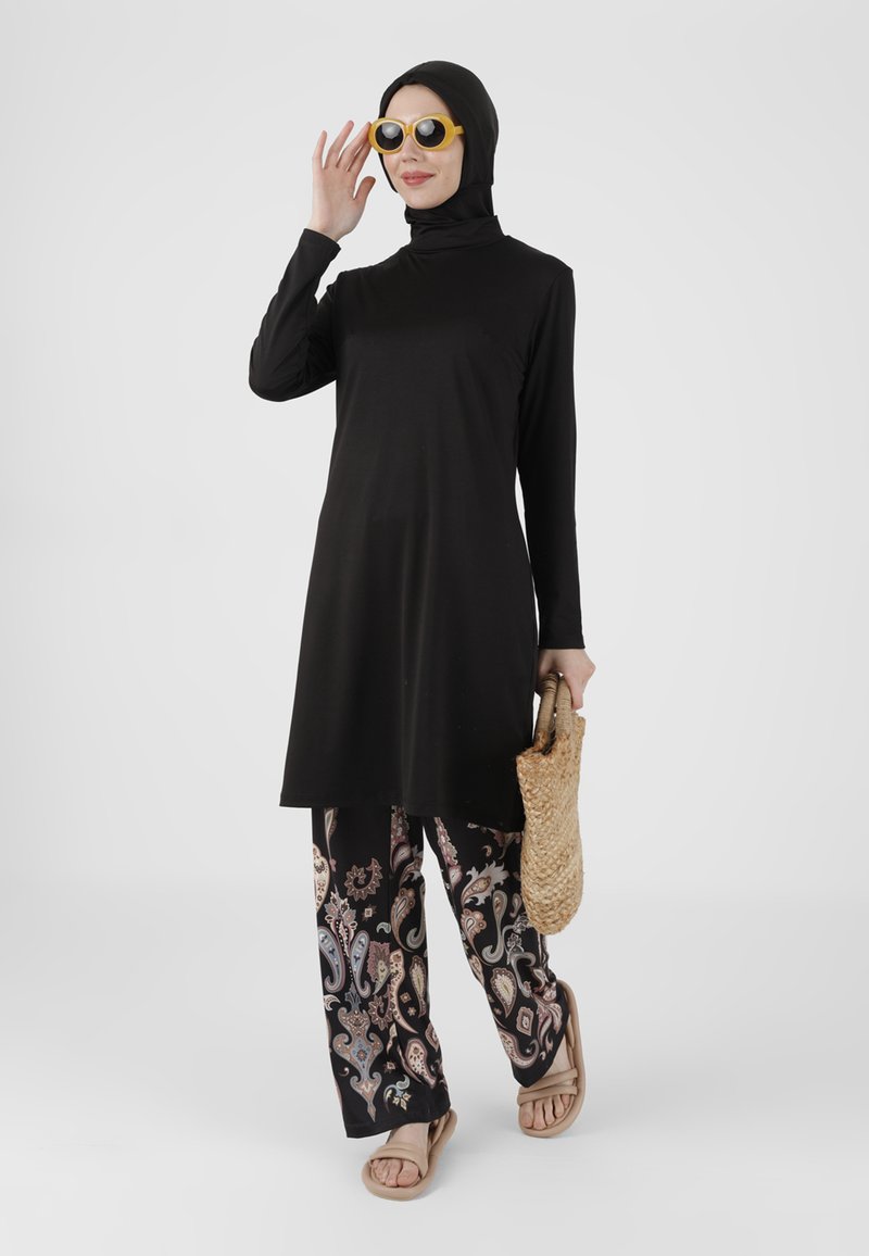 Modanisa FULL COVERAGE BURKINI - MAYO BELLA - Badeanzug - black/schwarz ...