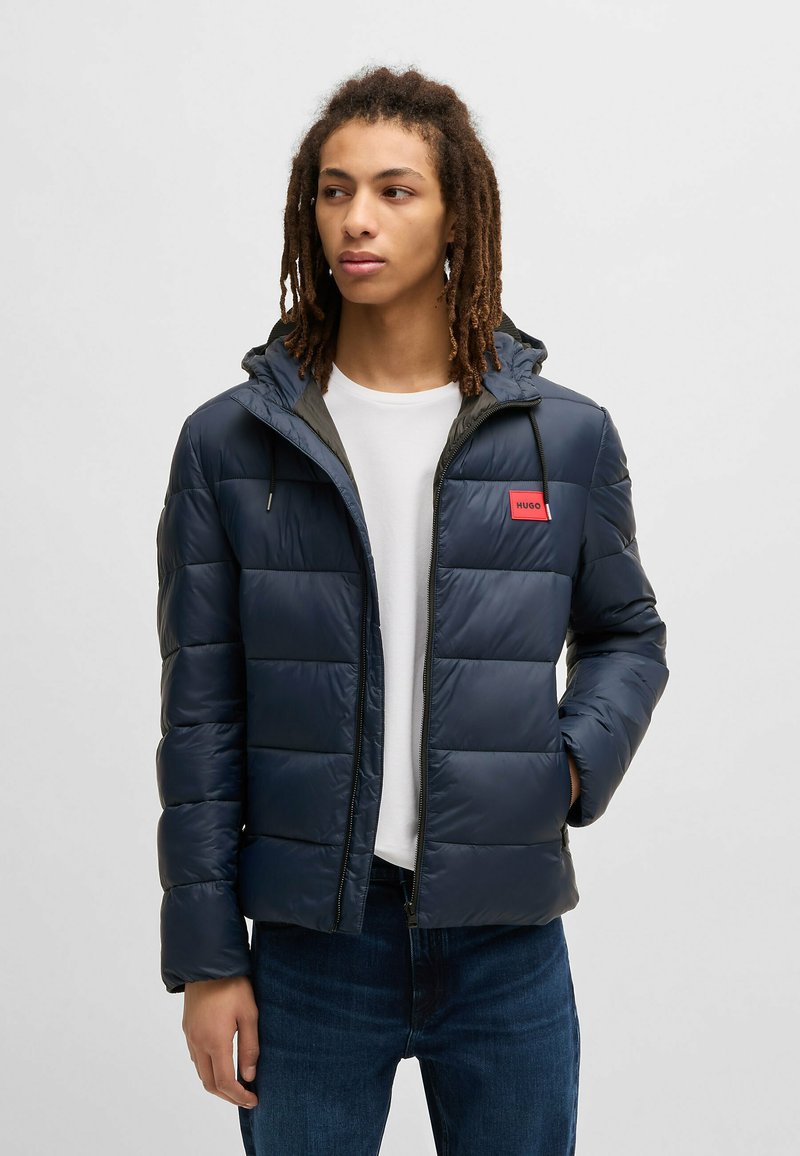 HUGO BALIN - Winter jacket - dark blue four/dark blue - Zalando.co.uk