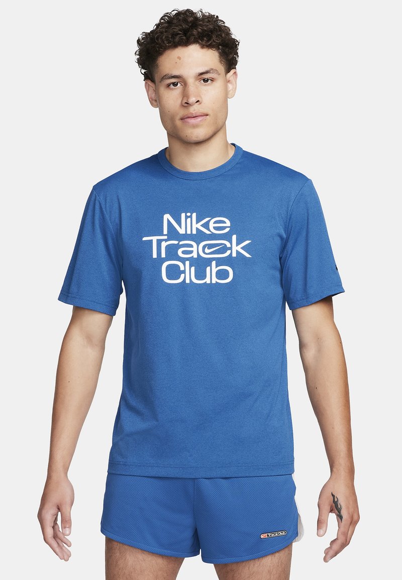 Nike Performance DRI-FIT - Sports T-shirt - court blue summit white ...
