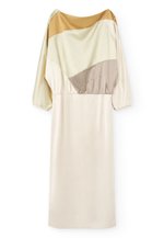 ADOLFO DOMINGUEZ PATCHWORK MIDI - Freizeitkleid - natural white ...