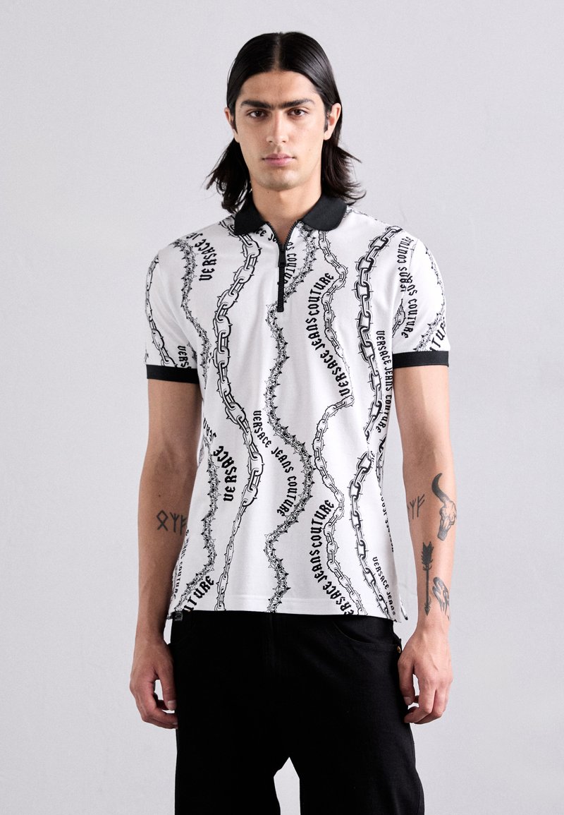 Versace Jeans Couture CHAIN - Polo - white/bianco - Zalando.it