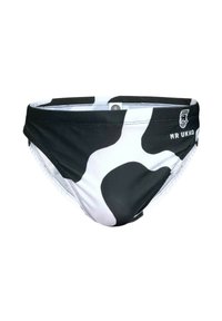 Mr Ukko MOO COW - Badehose Slip - black and white cow/schwarz - Zalando