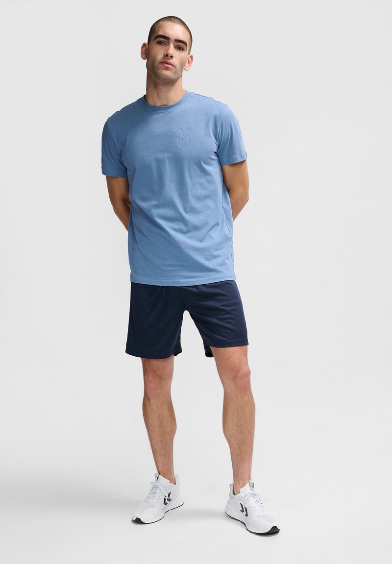 Hummel ACTIVE PL - Korte broeken - total eclipse/oranje - Zalando.nl