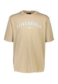Lindbergh LOGO - T-shirt con stampa - beach sand/sabbia - Zalando.it