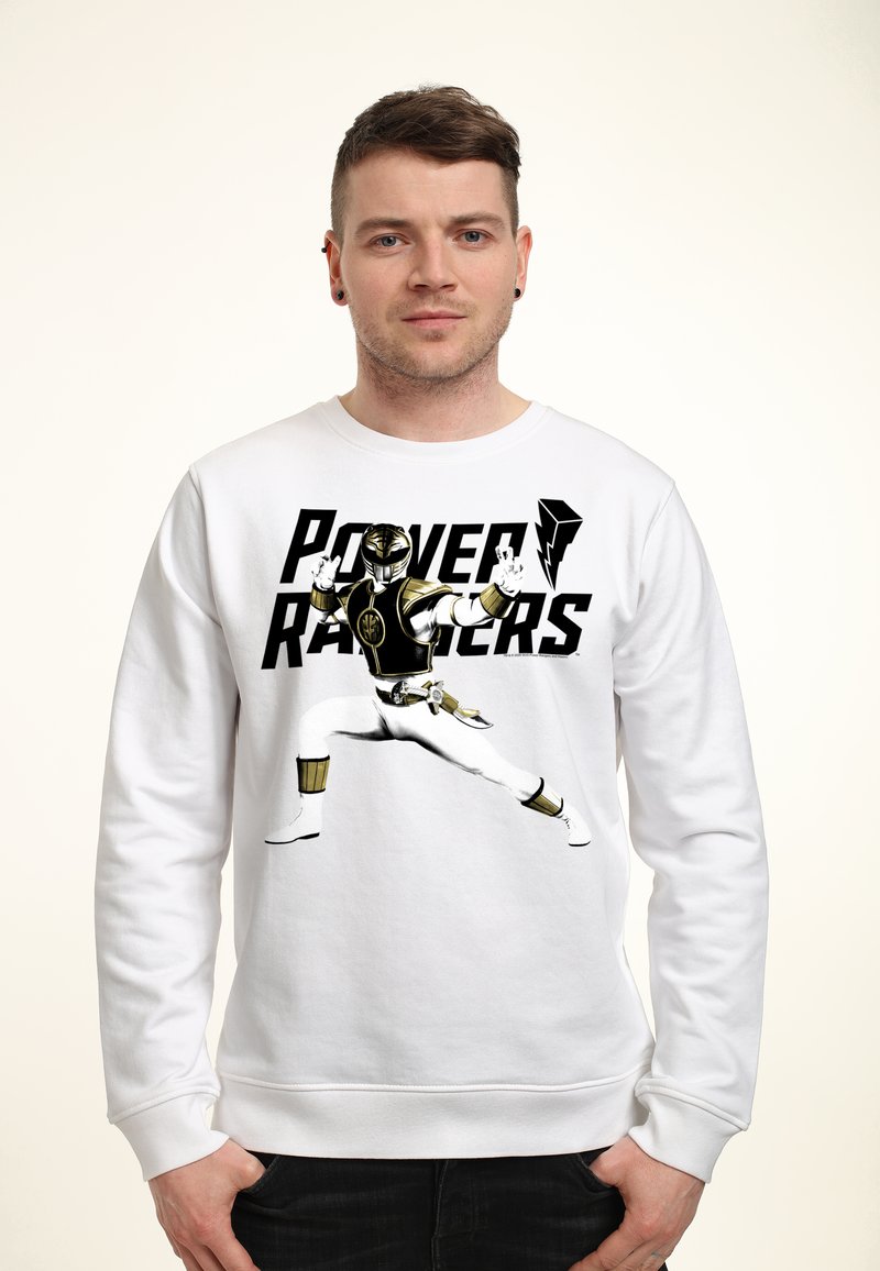 Henry Tiger POWER RANGERS WHITE RANGER BIG - Sweatshirt - white/weiß ...