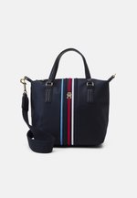 Tommy Hilfiger POPPY SMALL TOTE CORP - Handtasche - space blue ...