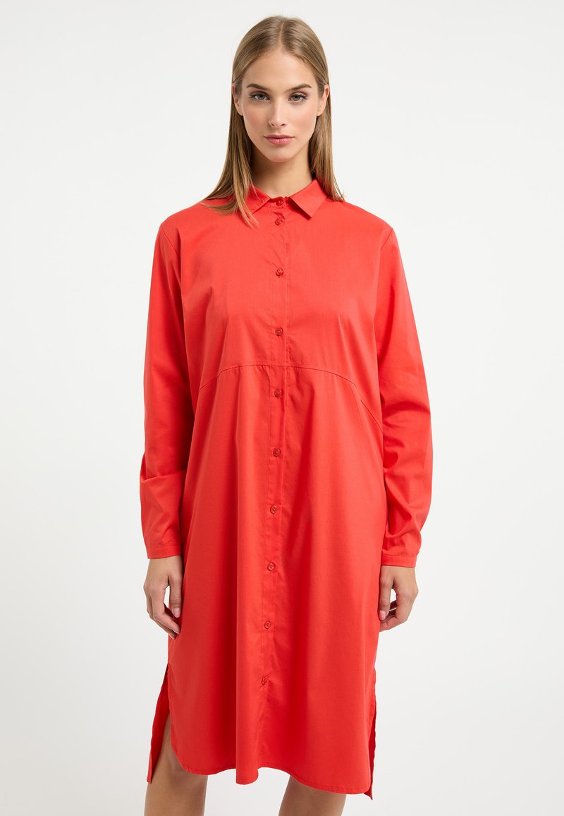 Frieda & Freddies Blusenkleid - hellrot - Zalando.de