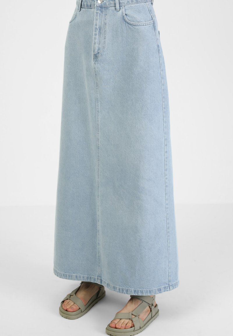 Modanisa Maxi skirt - light blue - Zalando.ie
