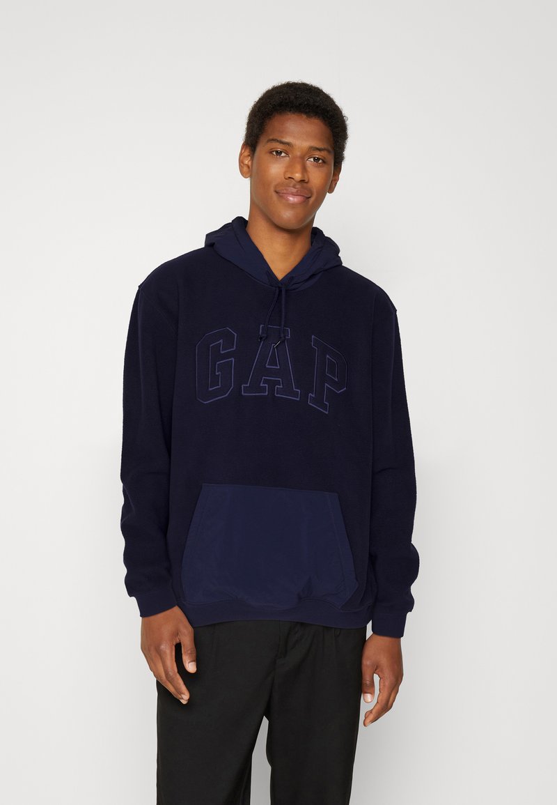GAP LOGO - Fleece jumper - navy uniform/dark blue - Zalando.ie