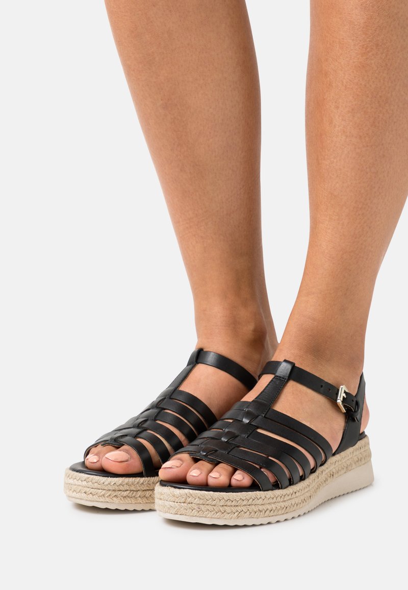 Geox EOLIE - Platform sandals - black - Zalando.de