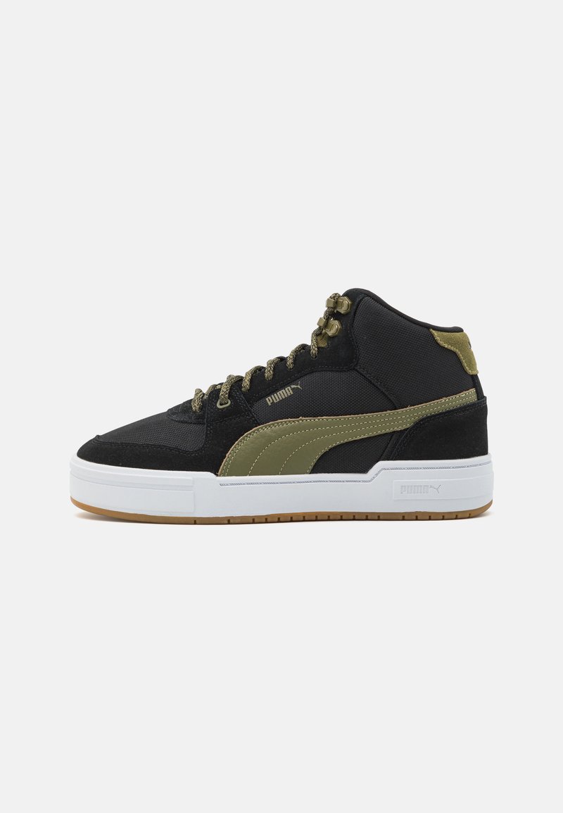Puma CA PRO MID TRAIL UNISEX - High-top trainers - black/olive drab ...