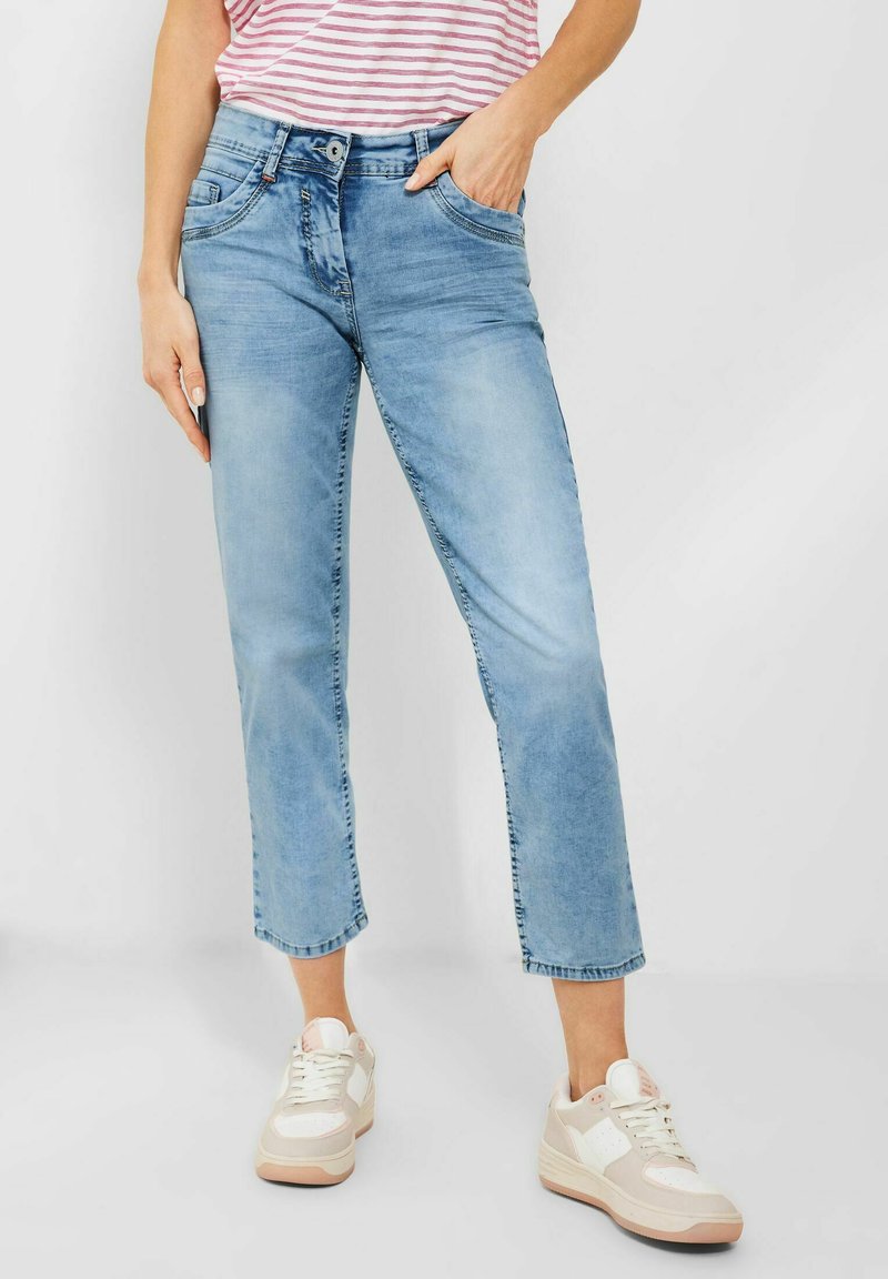 Cecil Jeans Tapered Fit - blau/blue denim - Zalando.de