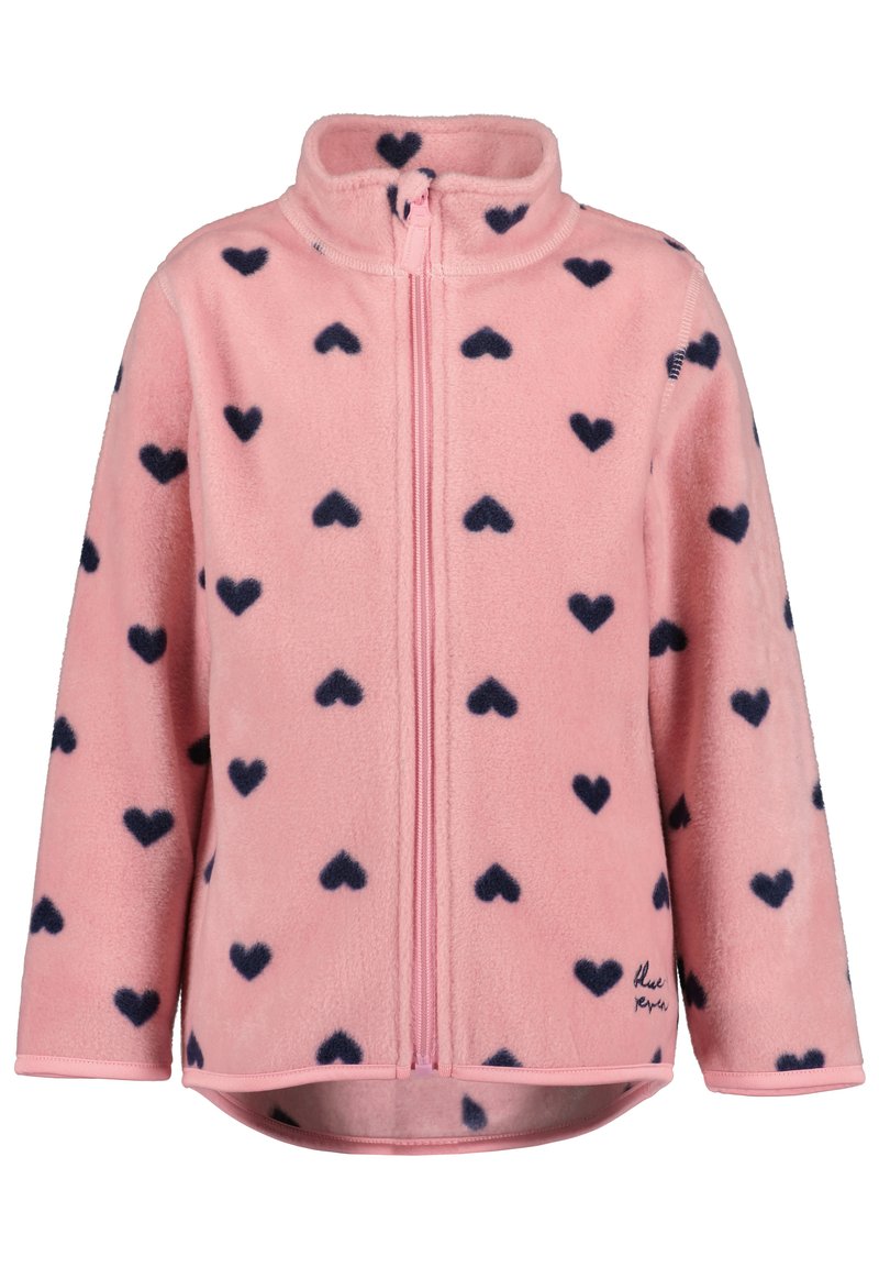 Blue Seven BASICS - Fleecejas - mauve aop/donkerroze - Zalando.nl