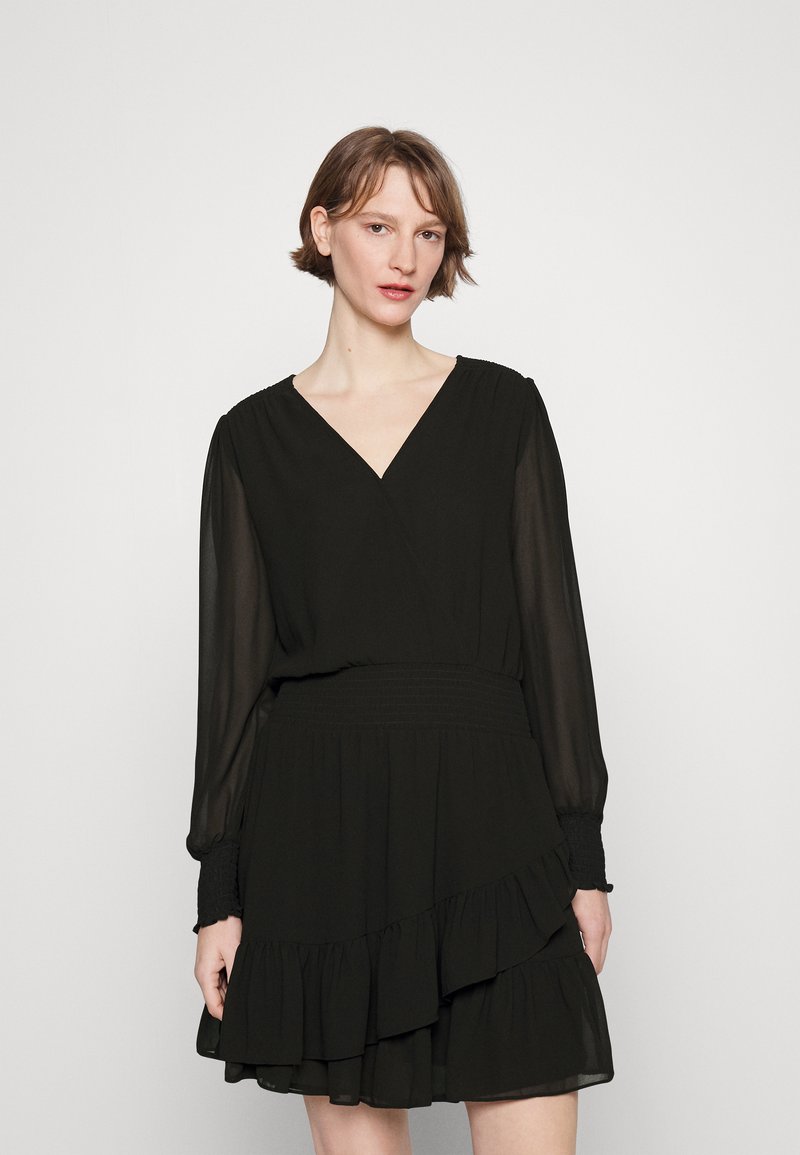 MICHAEL Michael Kors SMOCK JULIA - Day dress - black - Zalando.co.uk
