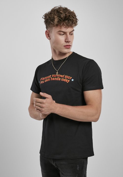 Mister Tee STAY HUNGRY TEE - T-Shirt print - black/schwarz - Zalando.ch