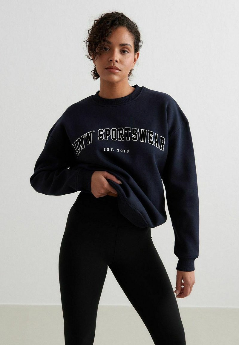 aim’n® VARSITY - Sweatshirt - navy/blå - Zalando.se