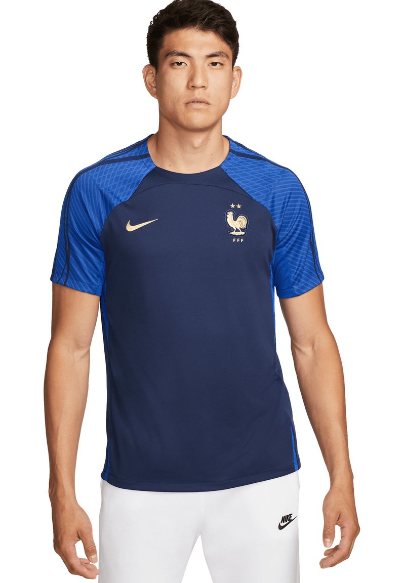 Nike Performance Fff M Nk Df Strk Ss Top K T Shirt Print Midnight