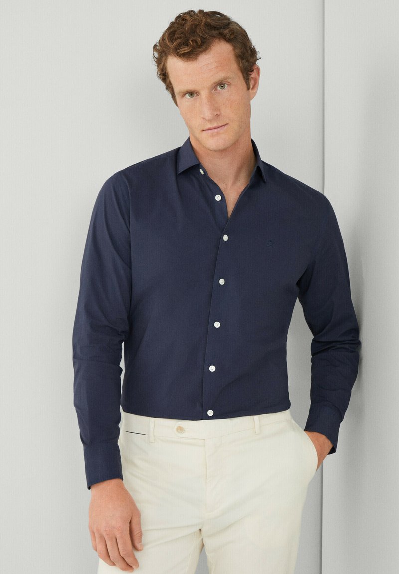 Hackett London ESSENTIAL - Formal shirt - navy/blue - Zalando