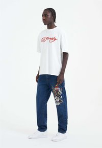 Ed Hardy NYC-SKULL DIAMANTE - Jeans Straight Leg - indigo/blue denim ...