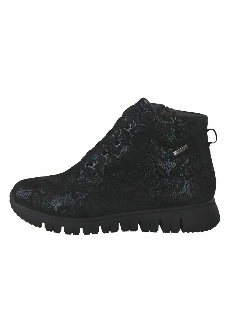 Tamaris COMFORT - Plateaustiefelette - black flower/schwarz - Zalando.at