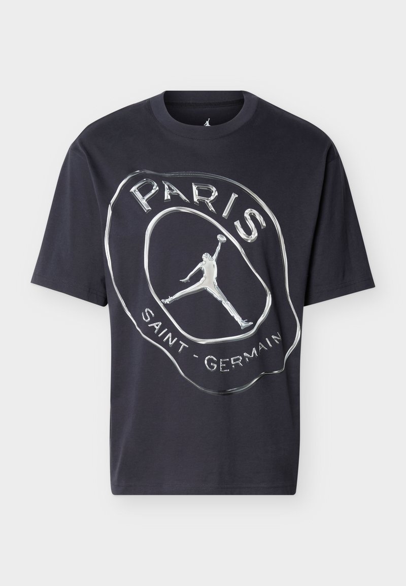 Nike Performance PRACTICE TEE PSG - Club wear - oil grey/white/black ...