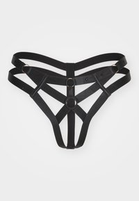 Hunkemöller ATHENA OPEN CROTCH - String - caviar/noir - ZALANDO