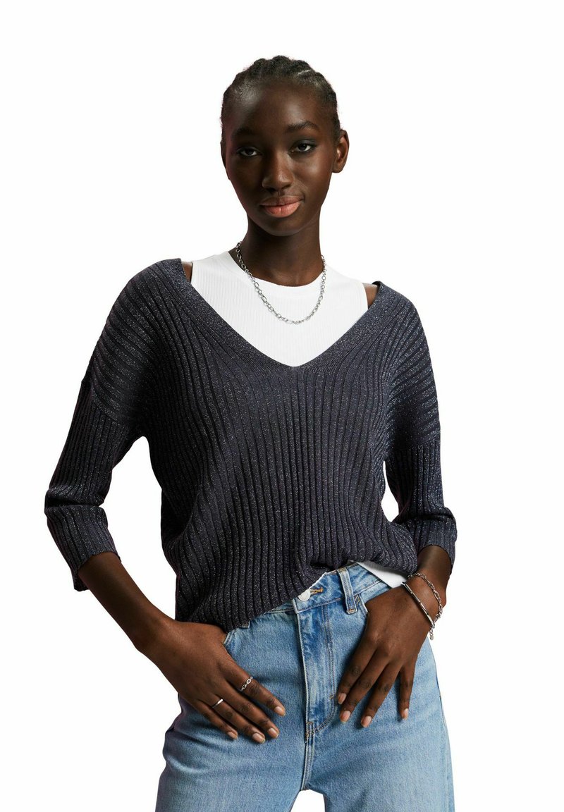 Esprit Collection Jumper - navy/dark blue - Zalando