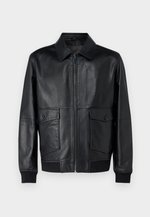 STUDIO ID AMBROSE JACKET - Leather jacket - black - Zalando.ie