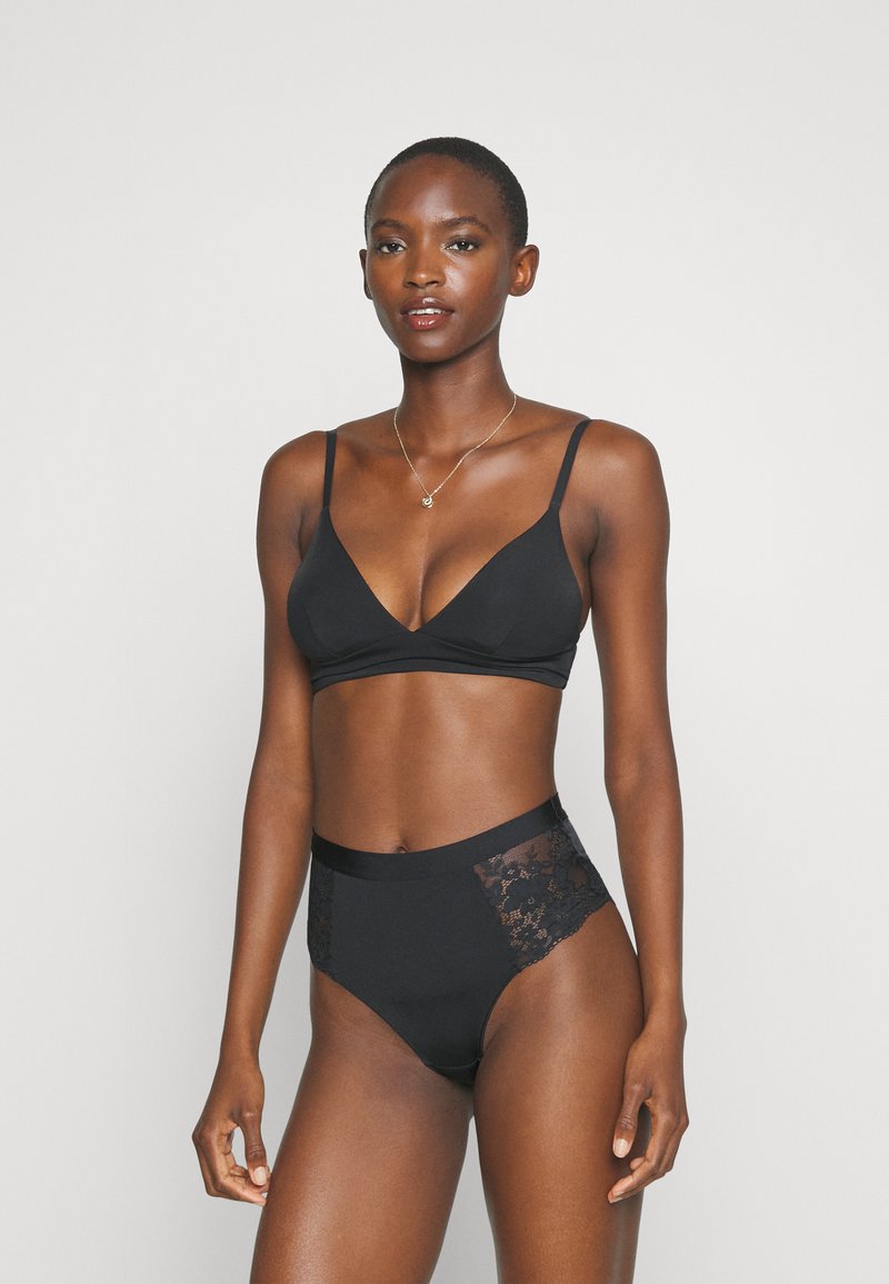 Lindex BRAZILIAN HIGH IRIS 2 PACK - Slip - black/noir - ZALANDO.FR