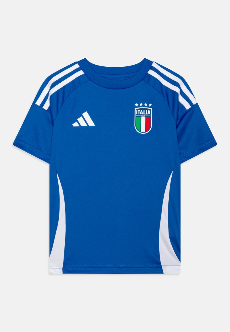 adidas Performance ITALY FIGC HOME FAN UNISEX - Print T-shirt - blue ...